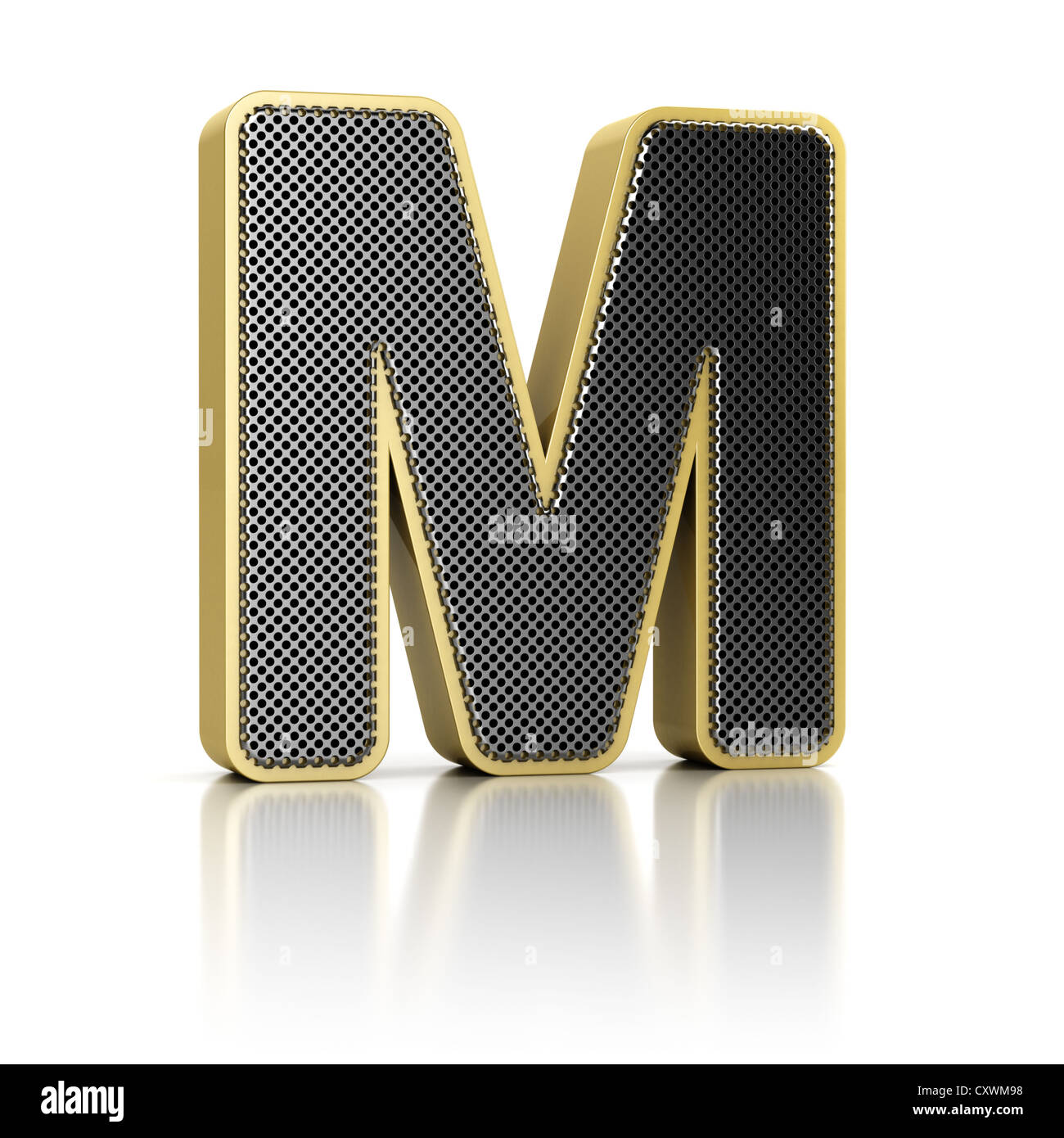 Lettre majuscule m Banque de photographies et d’images à haute ...