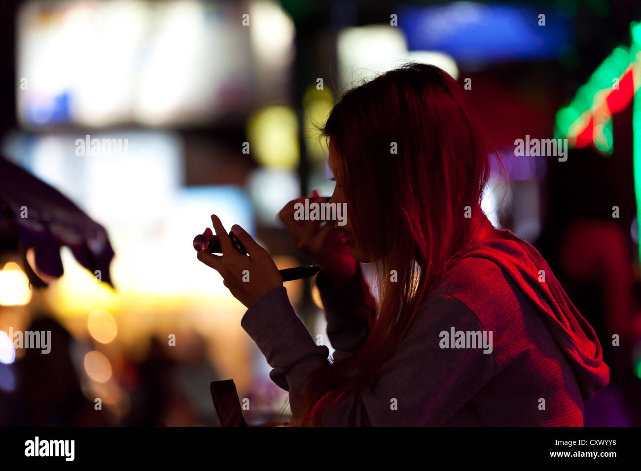 Bangla Road Girl Phuket Thailand Banque De Photographies Et Dimages à