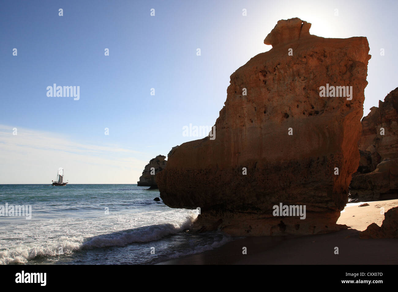 Plage de praia da marinha Banque de photographies et d’images à haute ...