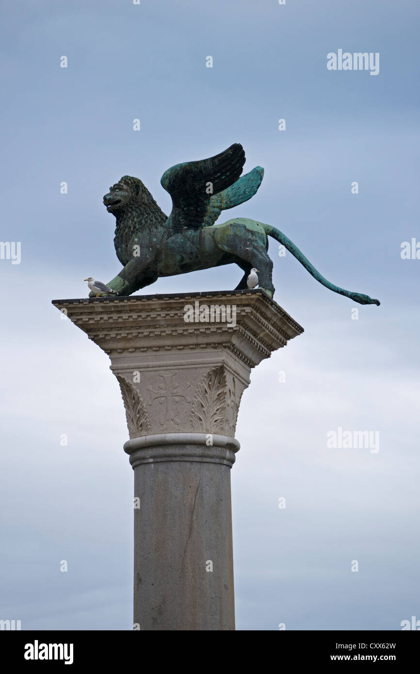 Colonne du lion de venise Banque de photographies et d’images à haute ...