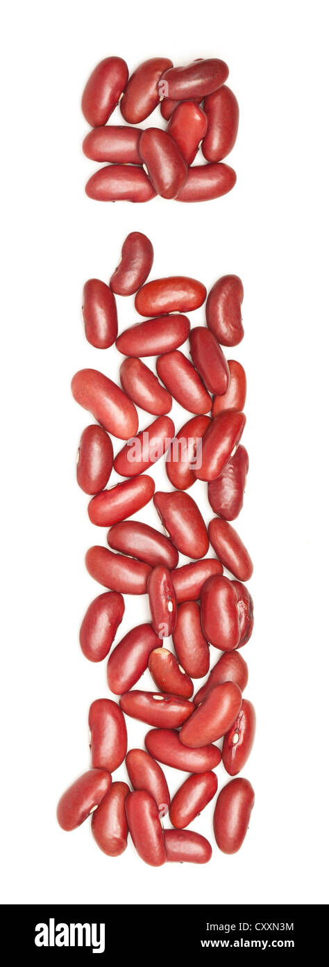 De haricots rouges sur blanc Banque de photographies et d’images à ...