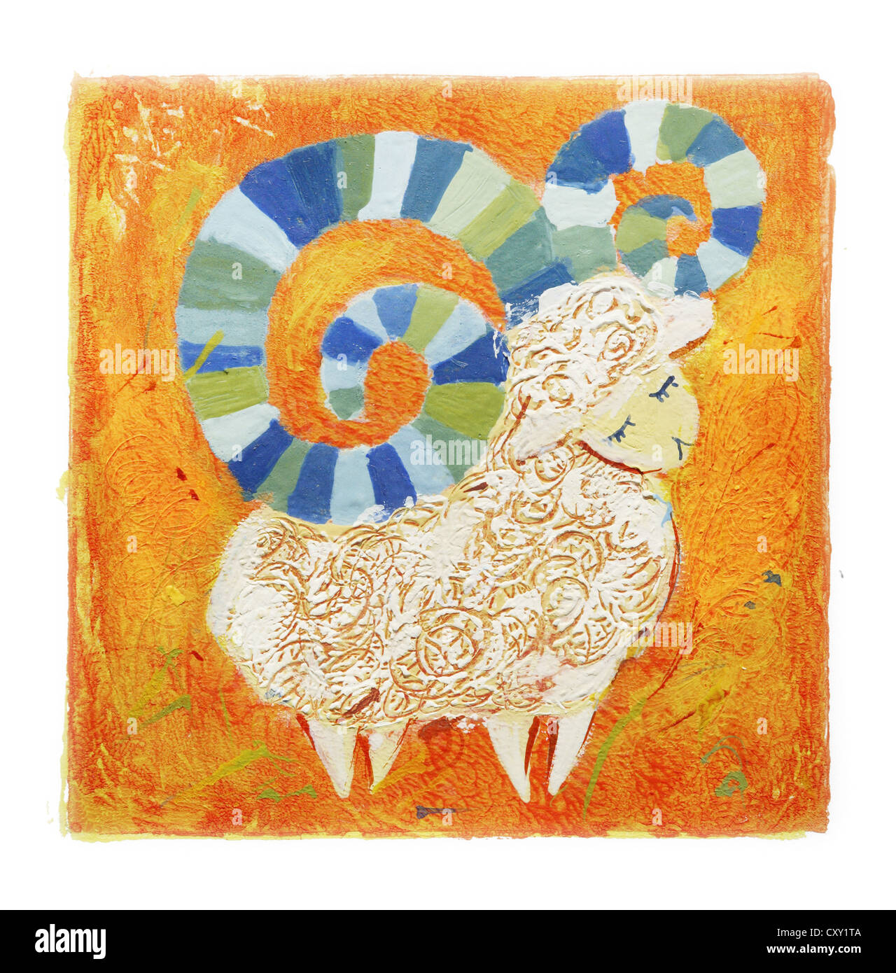 Zodiac Signs Aries Banque d'image et photos - Alamy