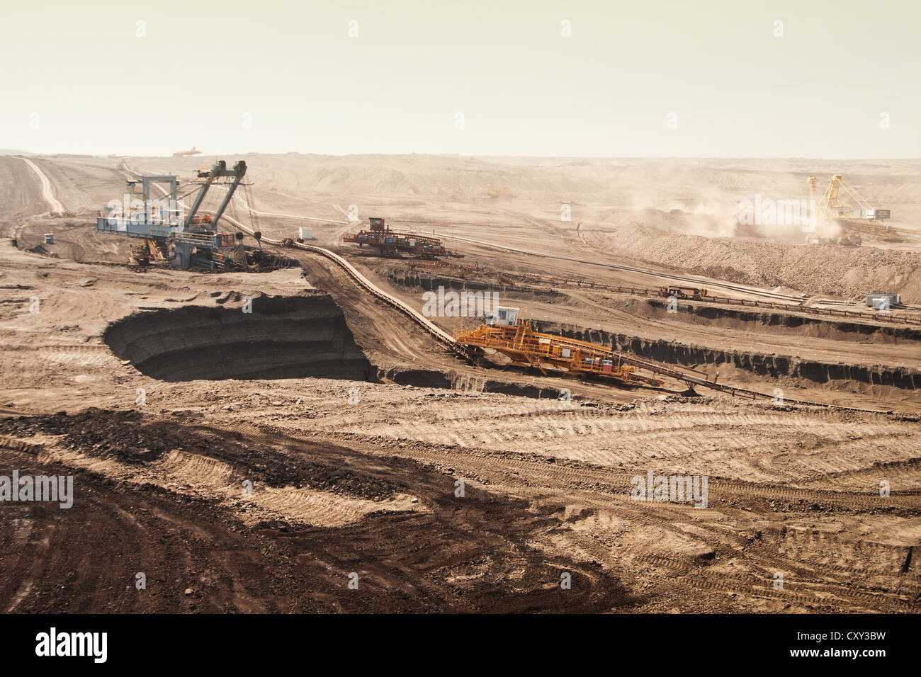 Open cast coal mine Banque de photographies et d’images à haute ...