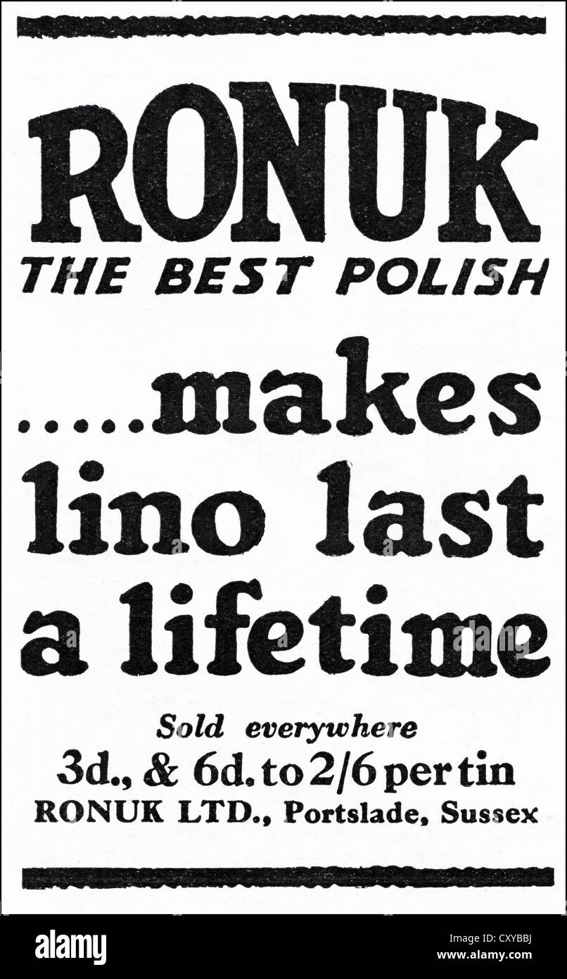 Ronuk polish Banque de photographies et d’images à haute résolution - Alamy