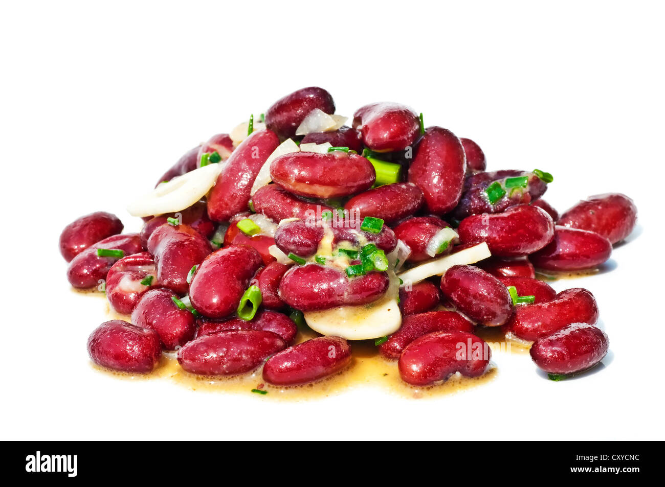 Haricots aux oignons rouges Banque de photographies et d’images à haute ...