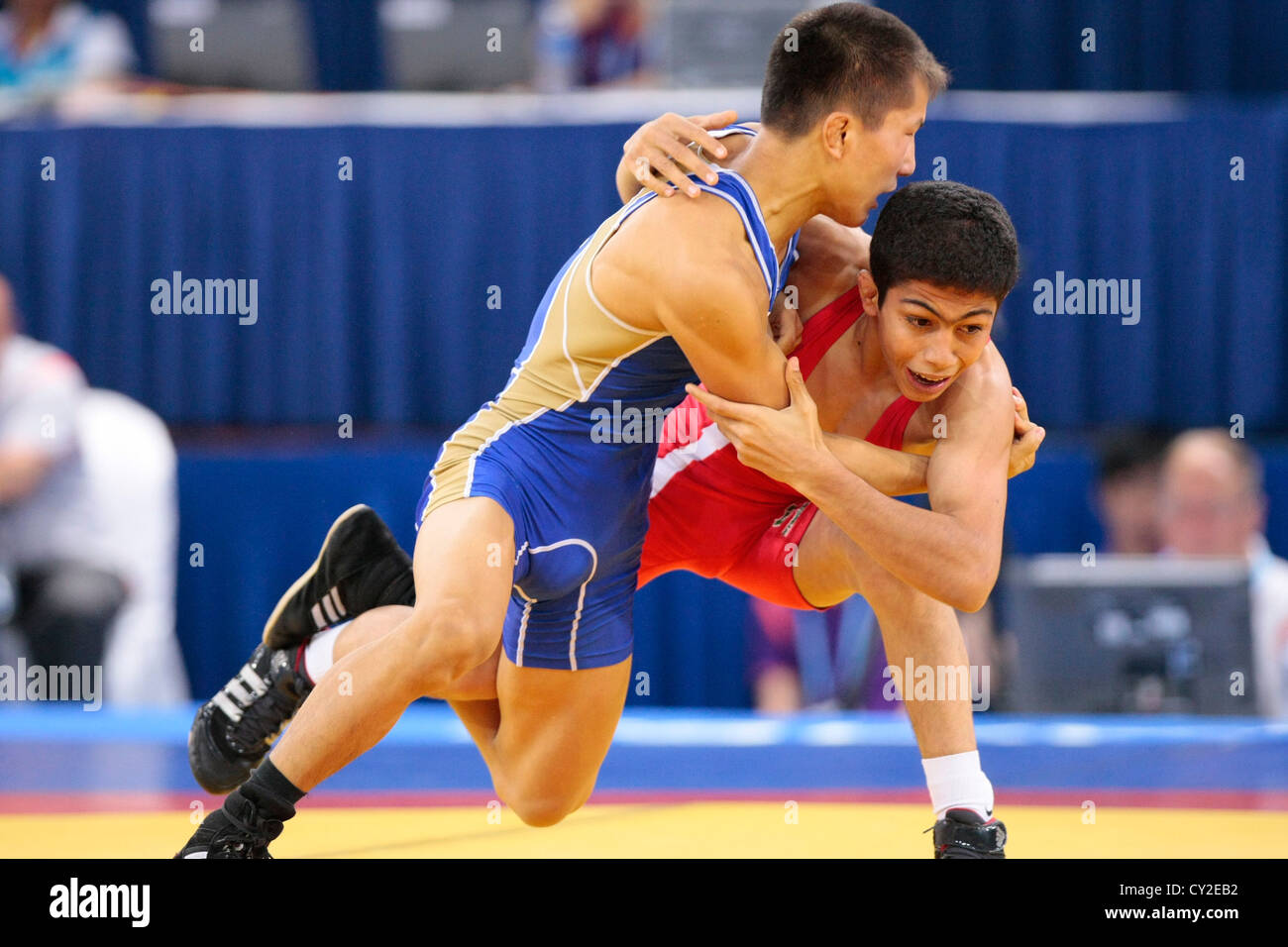 Olympic wrestling Banque de photographies et d’images à haute ...