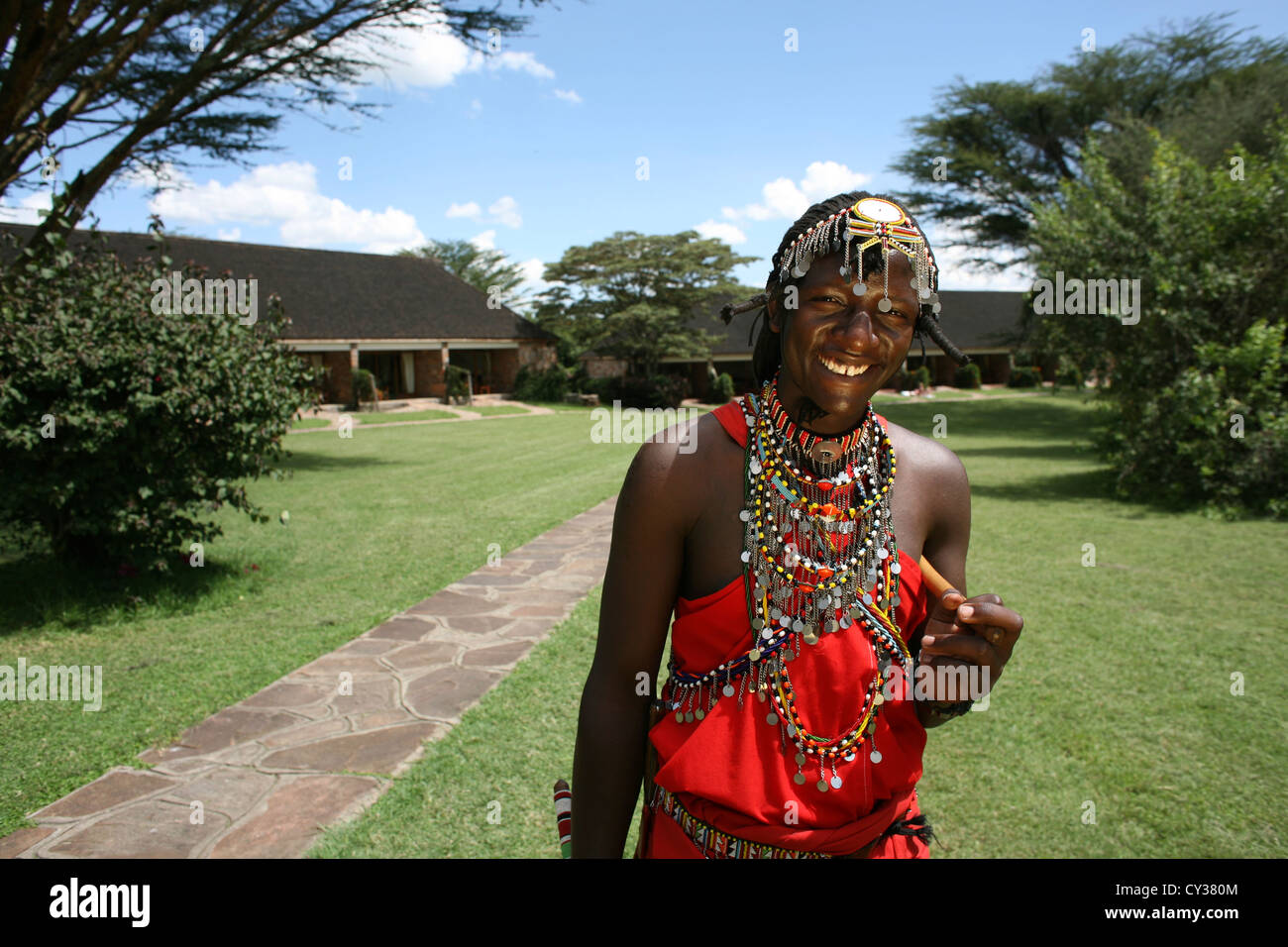 Homme maasai souriant Banque de photographies et d’images à haute ...