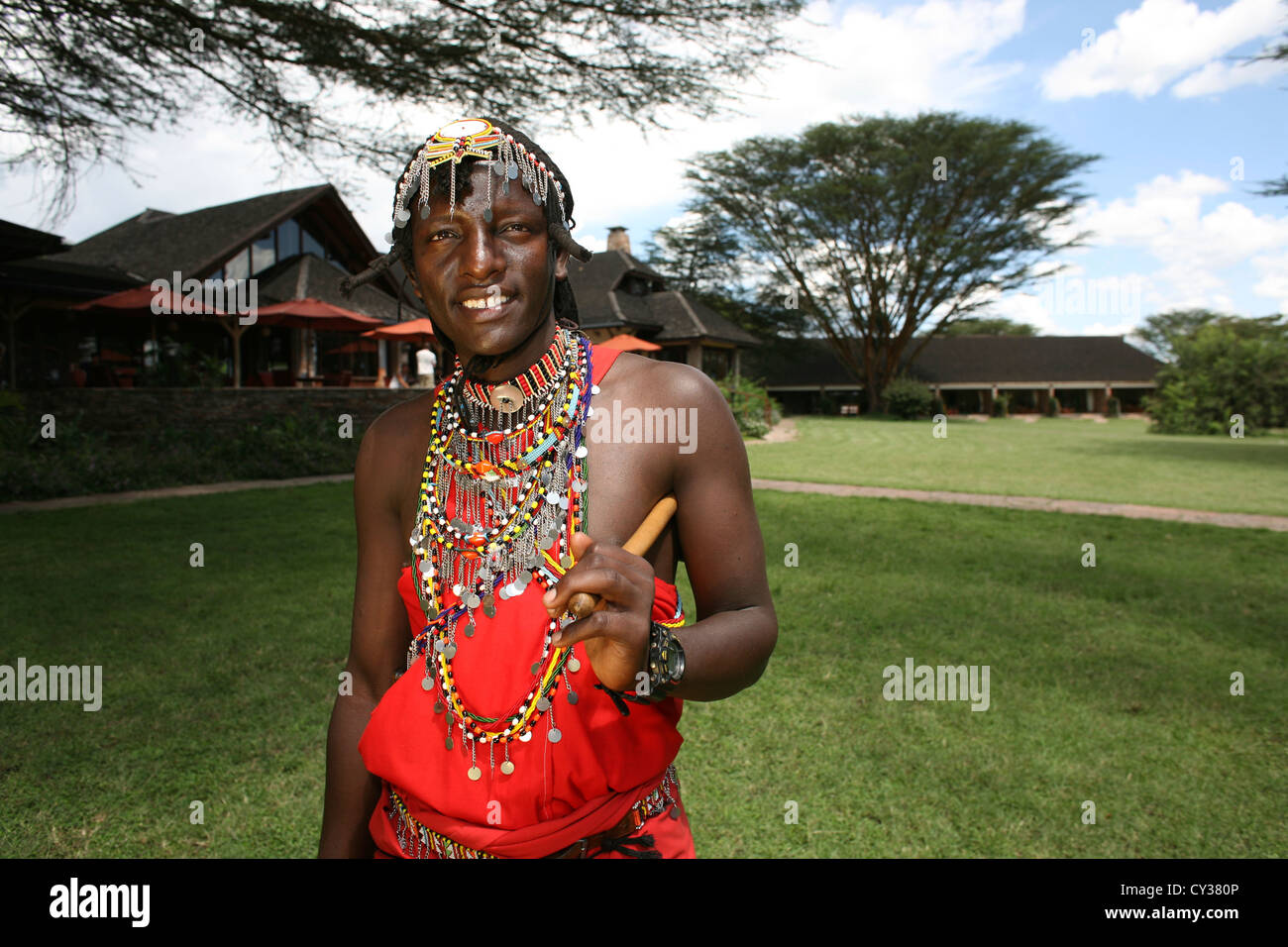 Homme maasai souriant Banque de photographies et d’images à haute ...