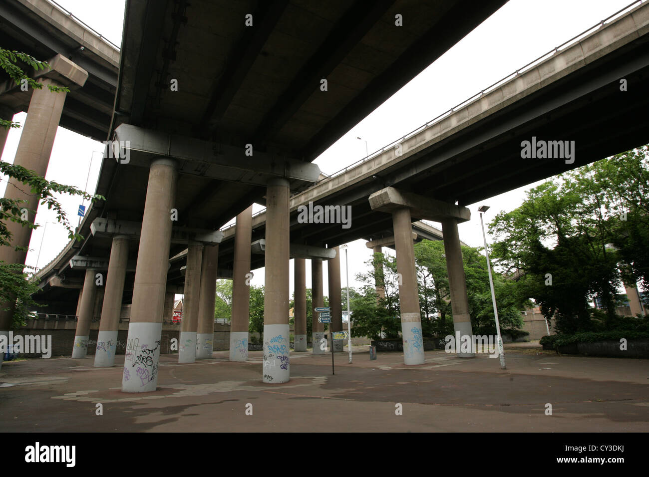 Spaghetti junction gravelly hill autoroute Banque de photographies et d ...