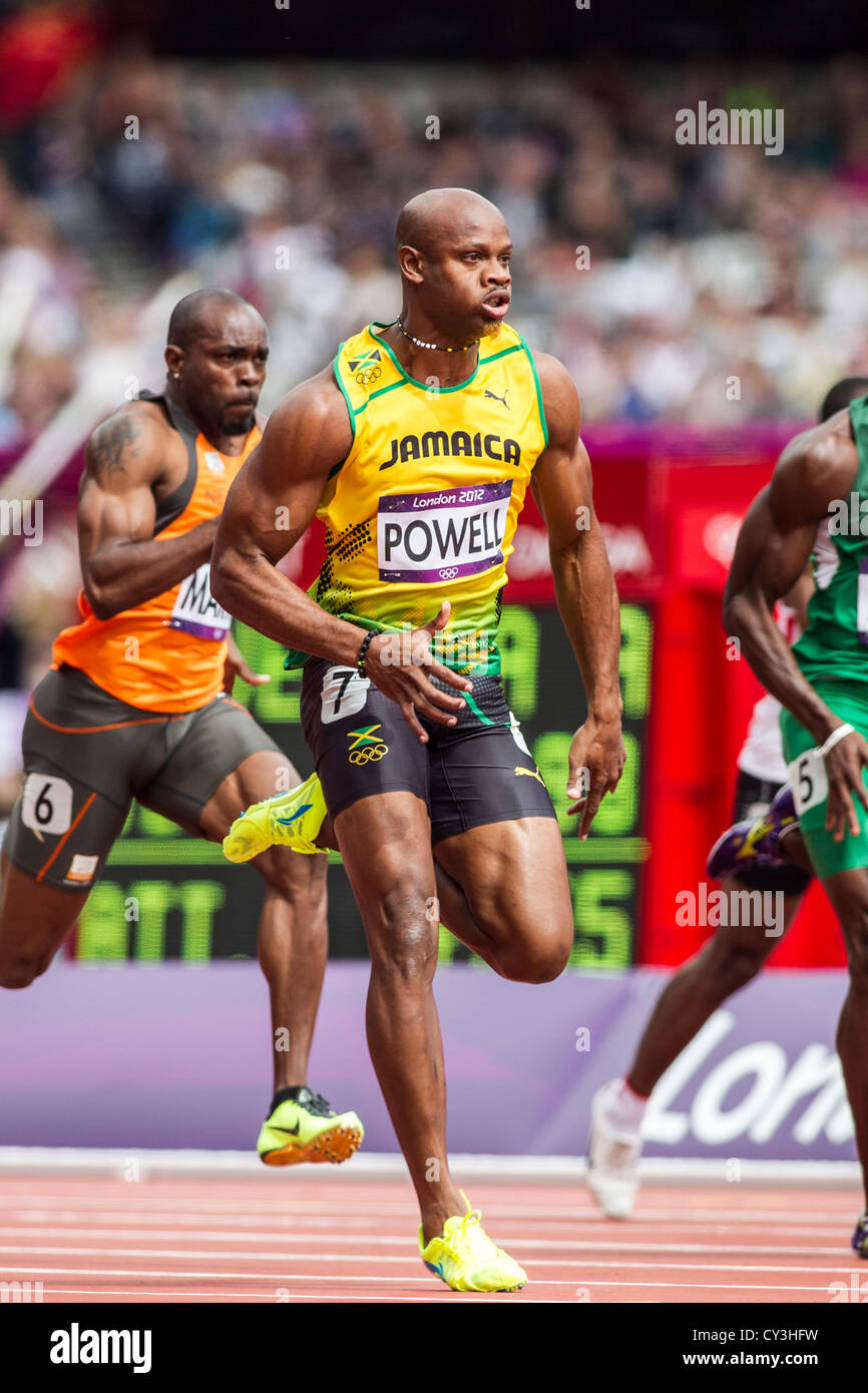 Jamaican sprinter asafa powell Banque de photographies et d’images à ...