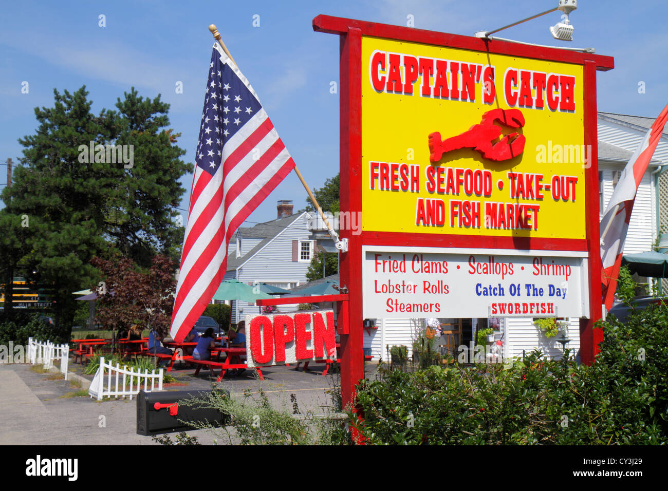 Maine Ogunquit, US Highway route 1, Captain's Catch, restaurant ...
