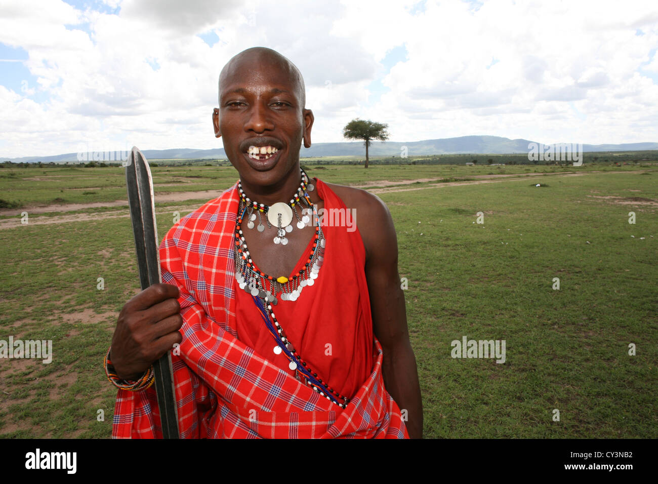 Homme maasai souriant Banque de photographies et d’images à haute ...