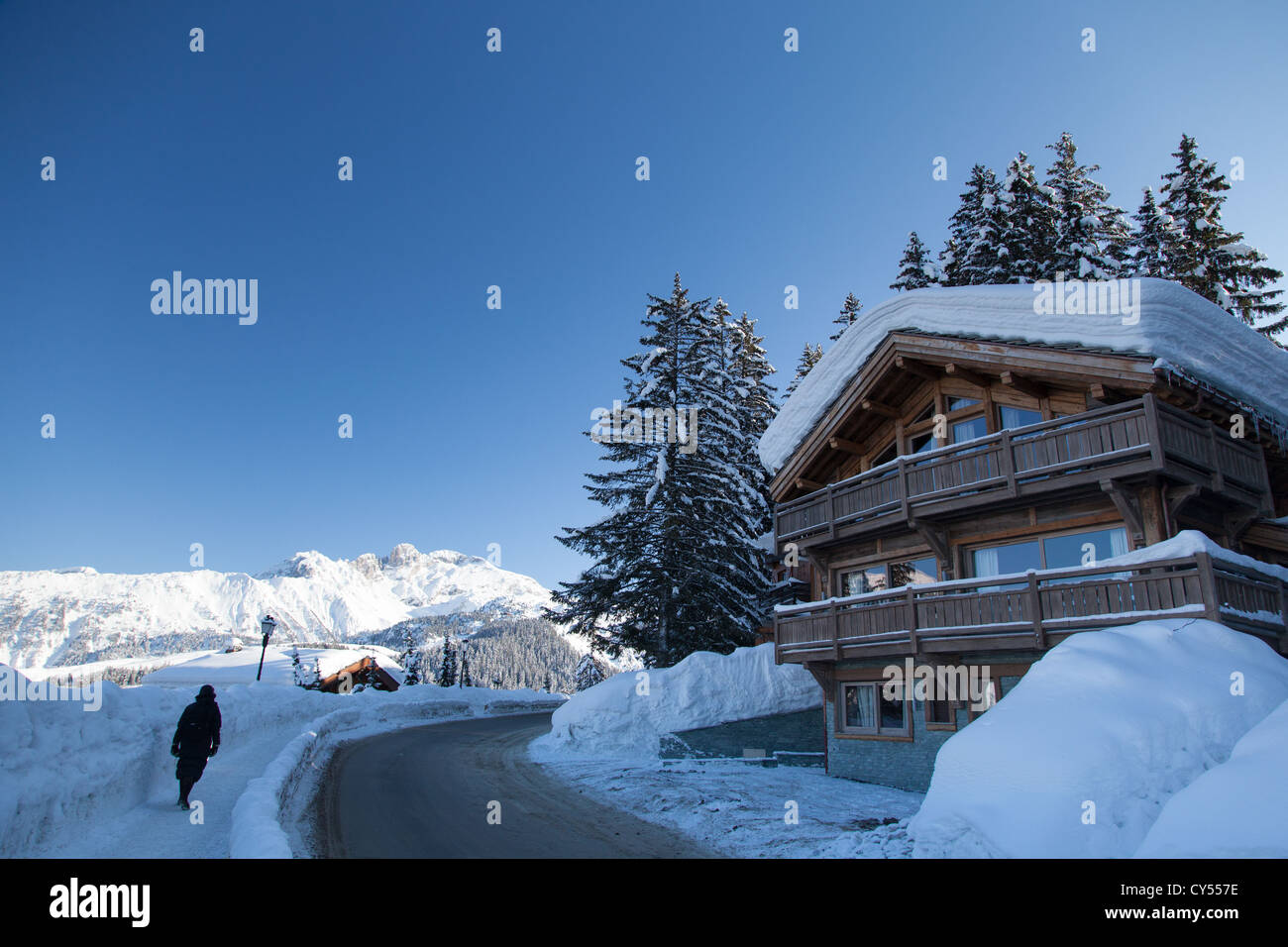 Village de courchevel Banque de photographies et d’images à haute ...
