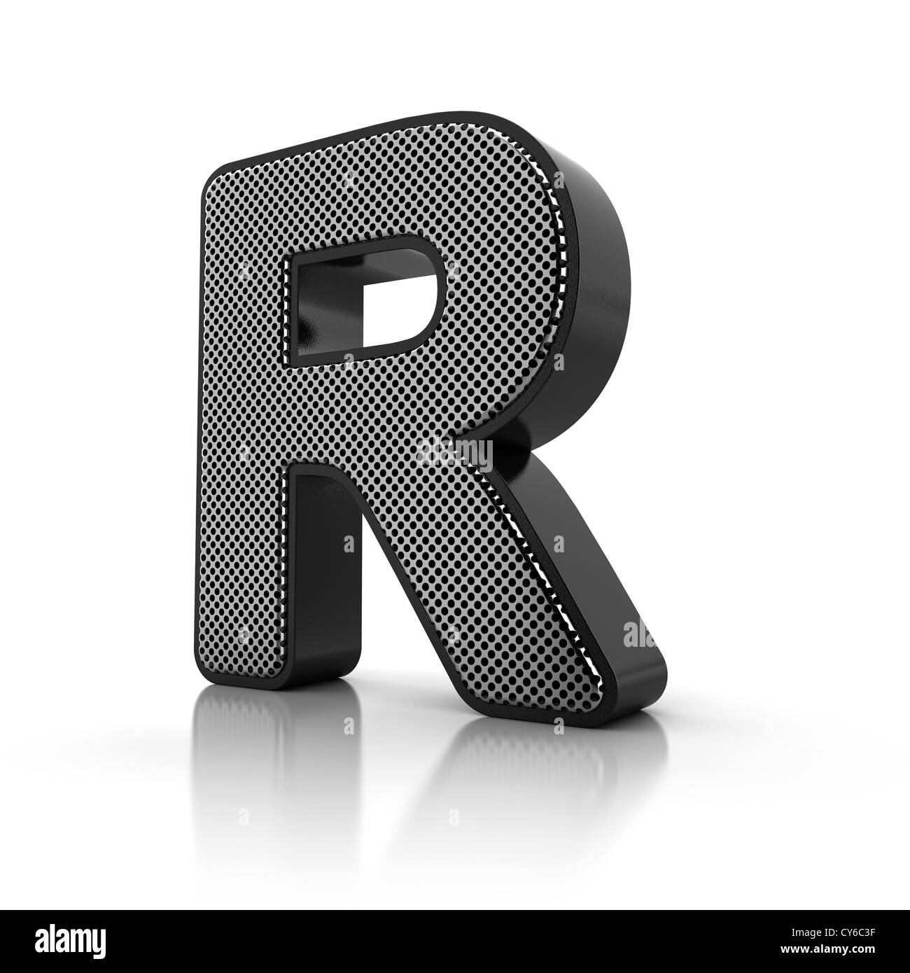 Lettre r majuscule Banque d'images noir et blanc - Alamy