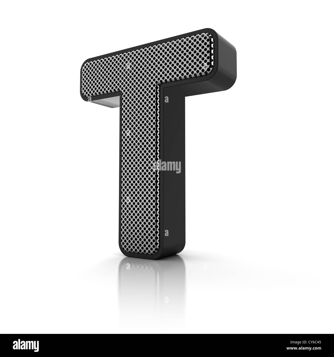 Lettre t majuscule Banque d'images noir et blanc - Alamy