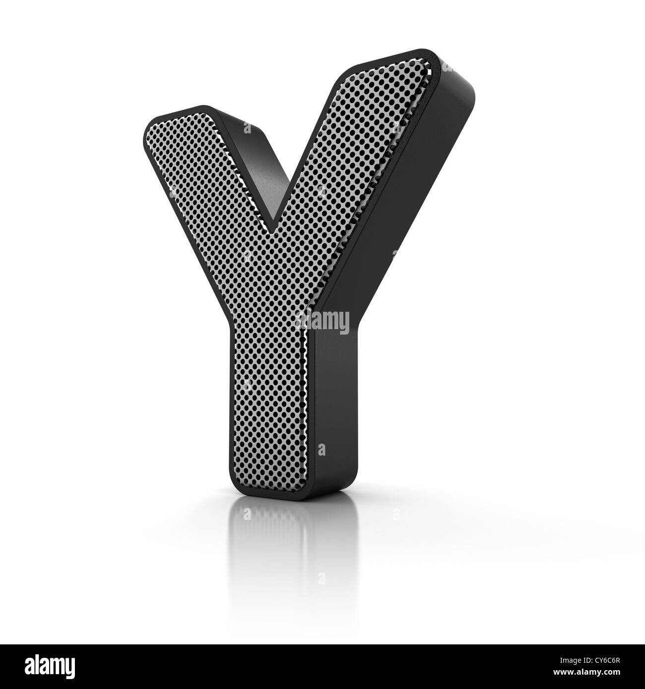 Lettre y alphabet Banque d'images noir et blanc - Alamy