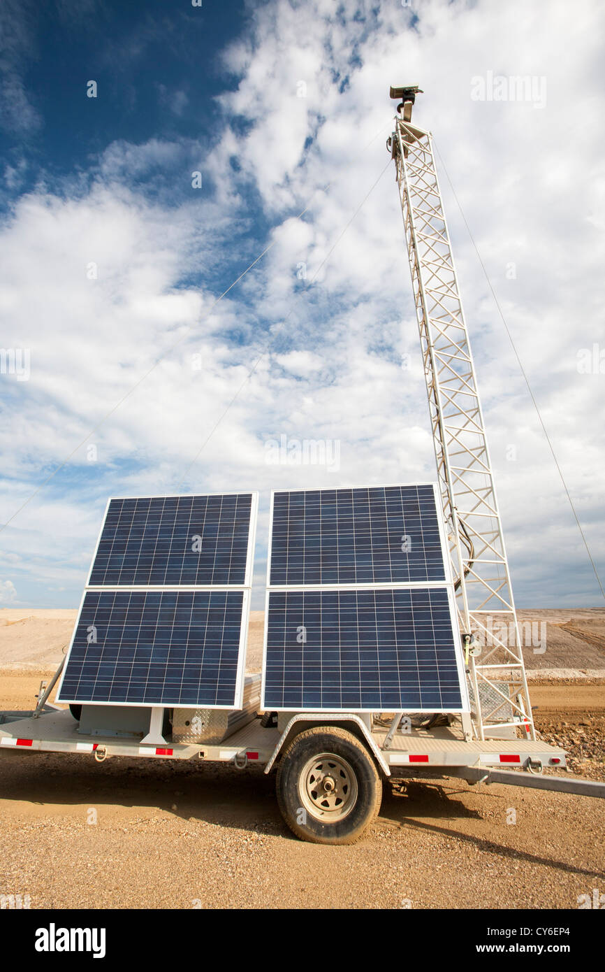 L'ironie de CCTV fonctionnant à l'énergie solaire à la Shell Albian ...