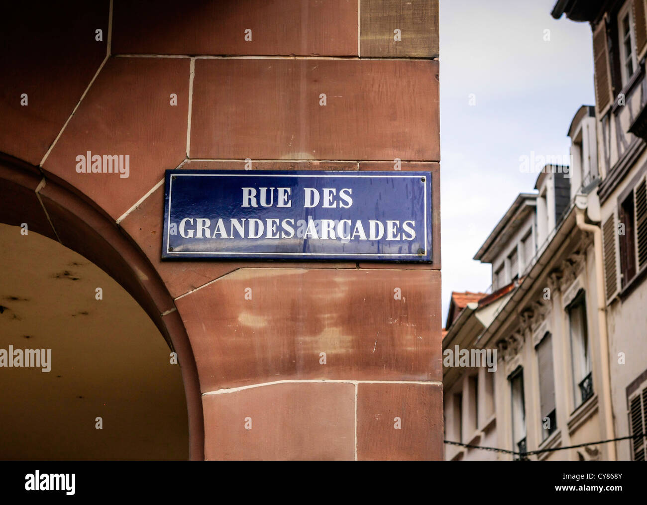 Panneau de direction de strasbourg Banque de photographies et d’images ...