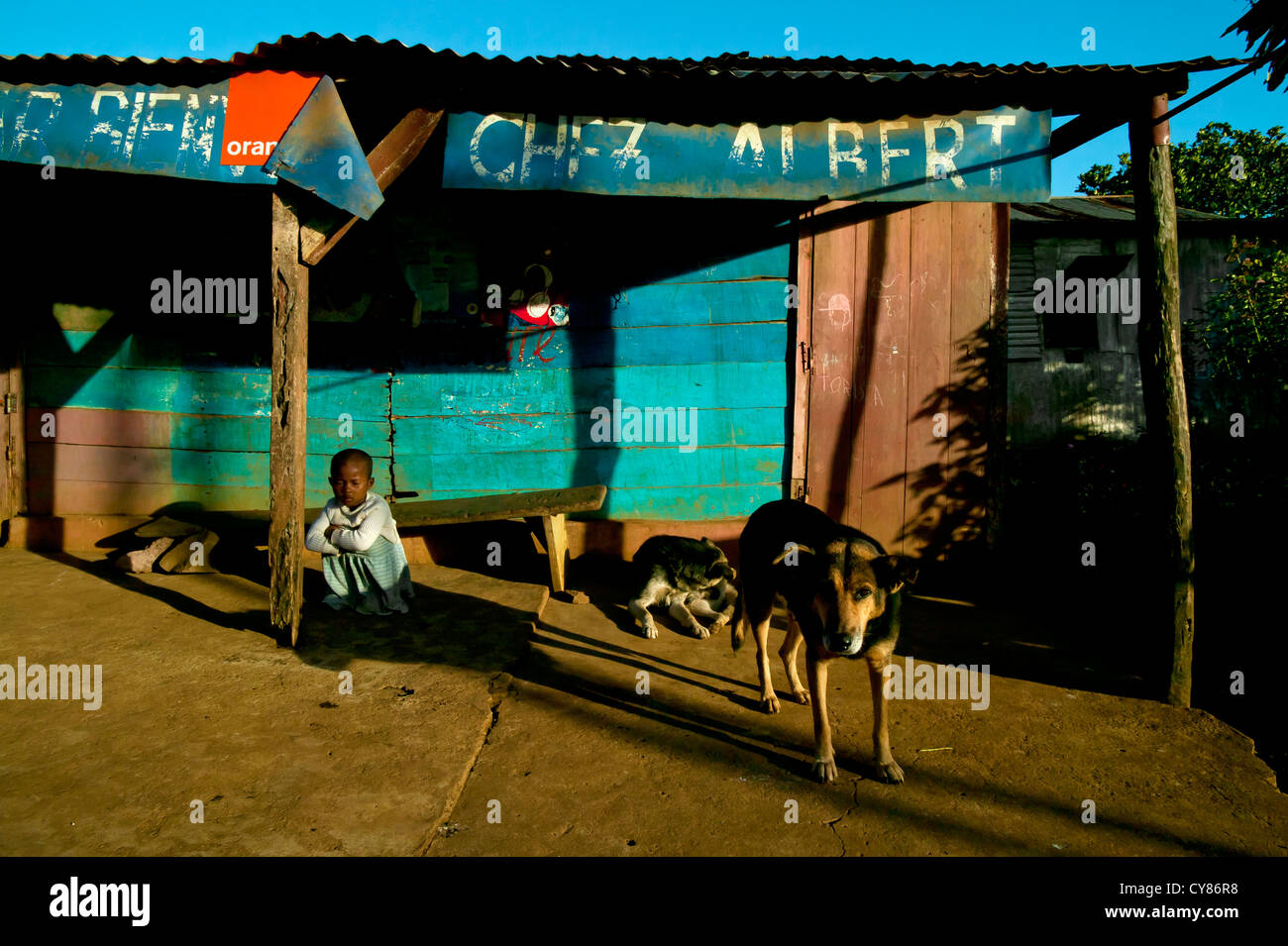 La ville de Joffreville, Madagascar Photo Stock - Alamy