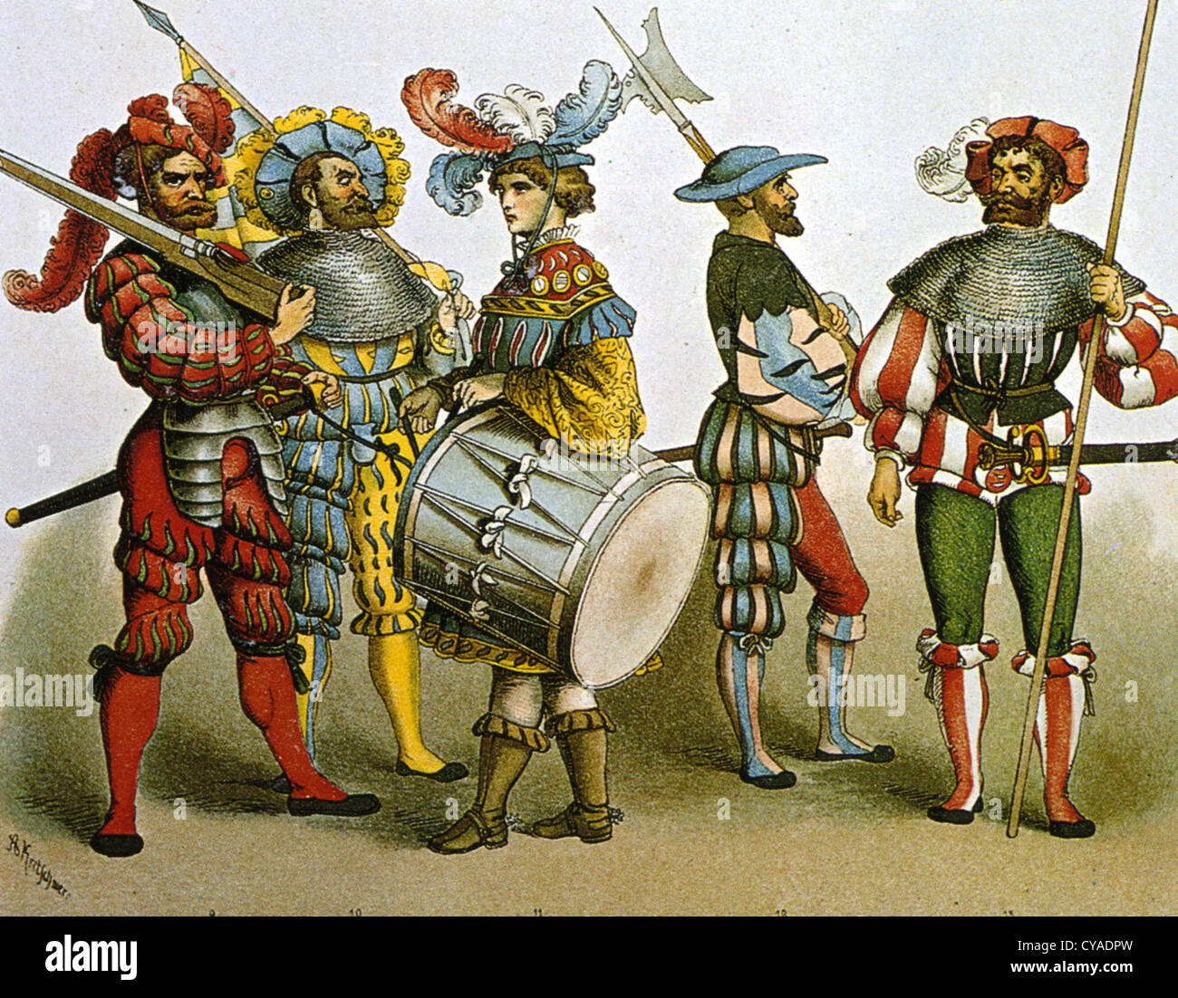 16th Century Soldiers Banque d'image et photos - Alamy