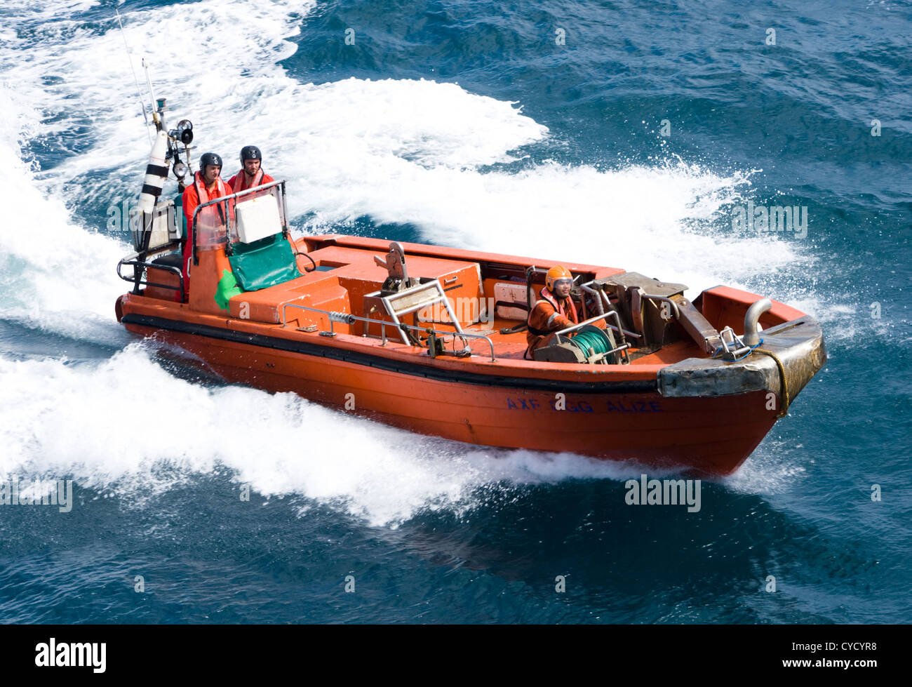 Bateau de travail de CGG Alizé sesimic la vitesse du navire en mer pour ...