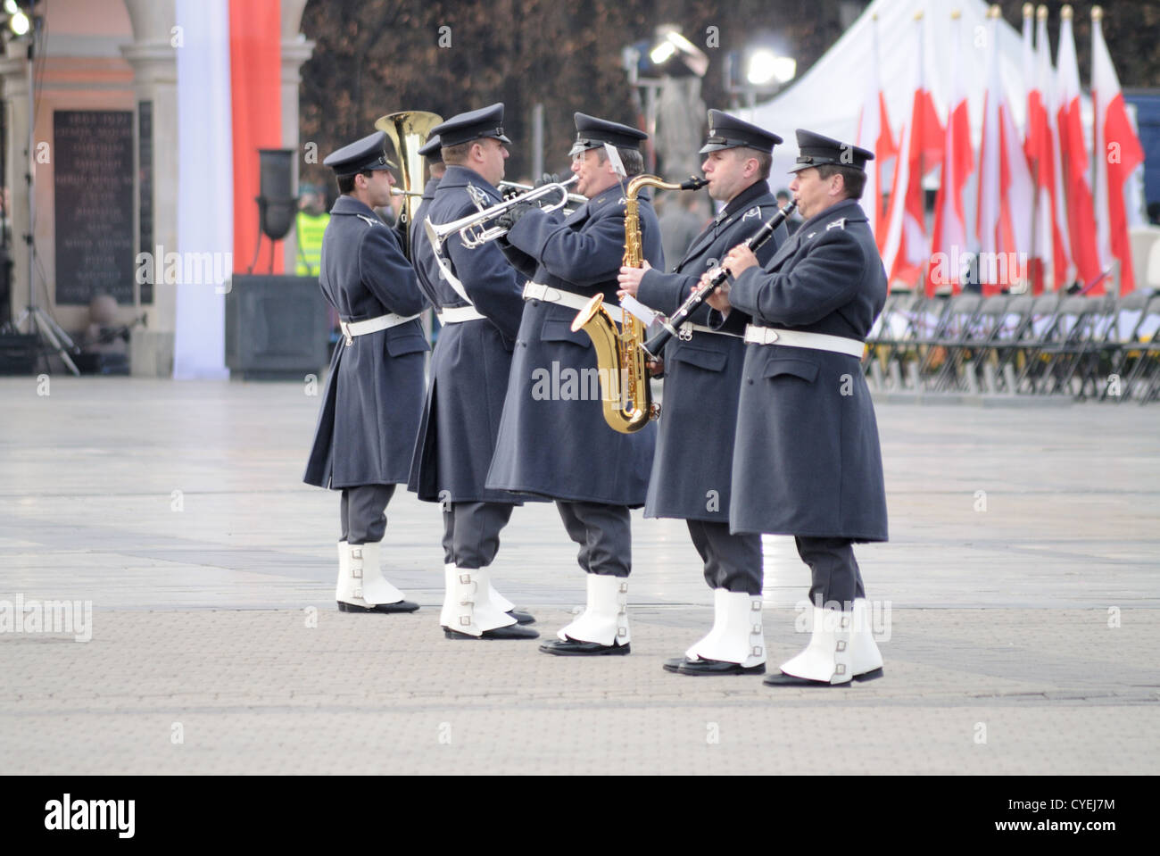 Orchestre militaire jouant Banque de photographies et d’images à haute ...