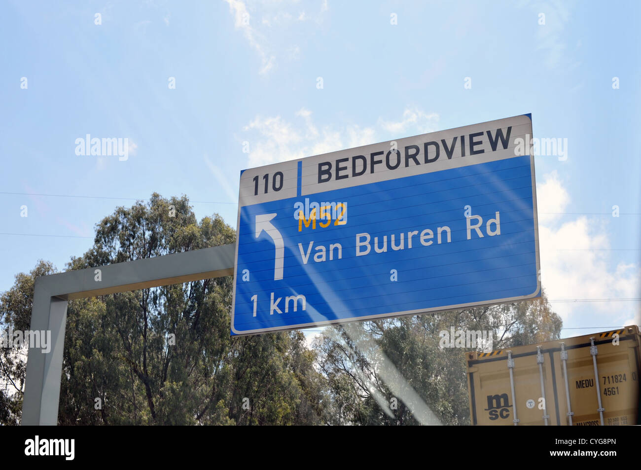 Panneau de signalisation sud africain Banque de photographies et d ...