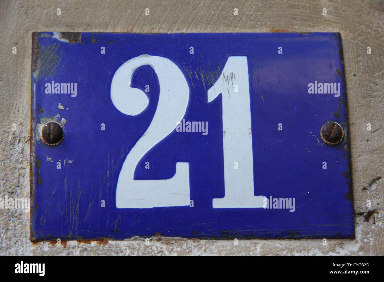 House number 21 sign Banque de photographies et d’images à haute ... House number 21 sign Banque de photographies et d’images à haute ...