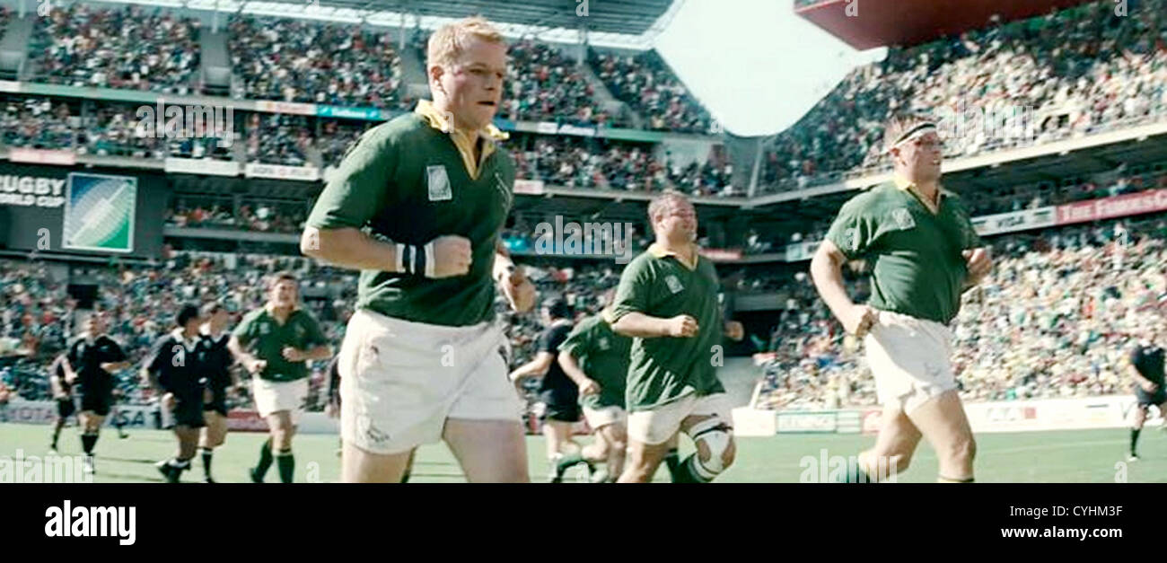 Francois pienaar matt damon invictus Banque de photographies et d ...