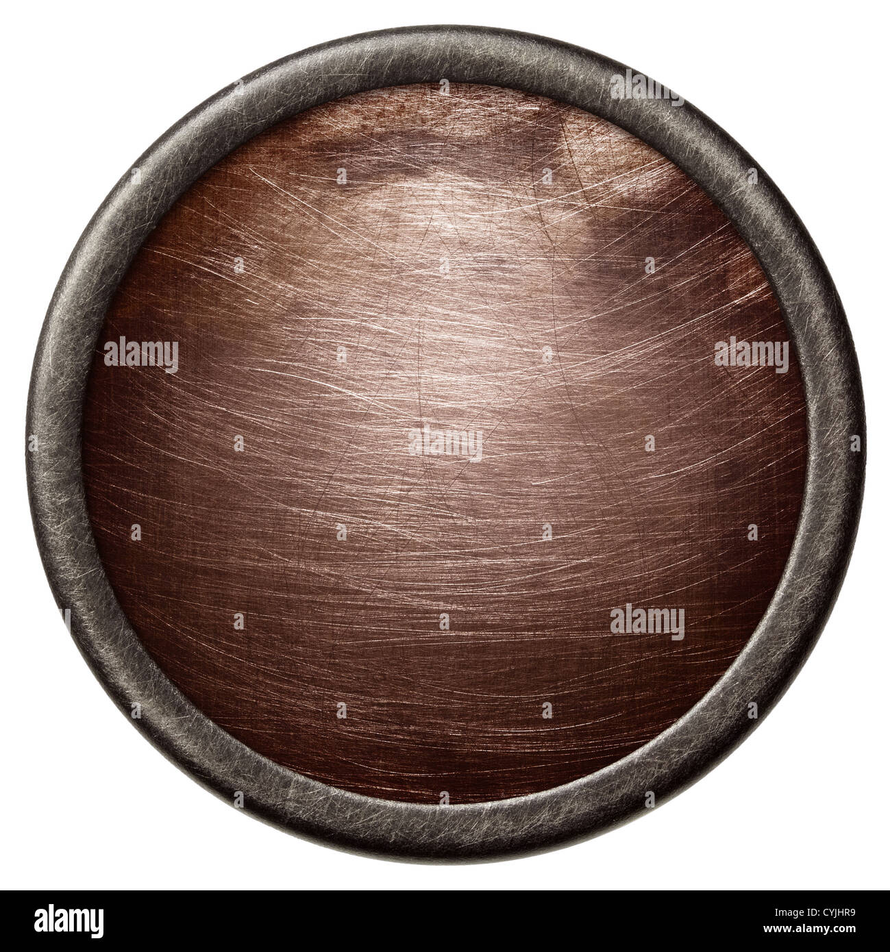 Rusty round metal plate texture Banque de photographies et d’images à ...