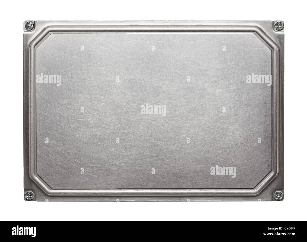 Scratched Round Metal Plate Texture Banque d'image et photos - Alamy
