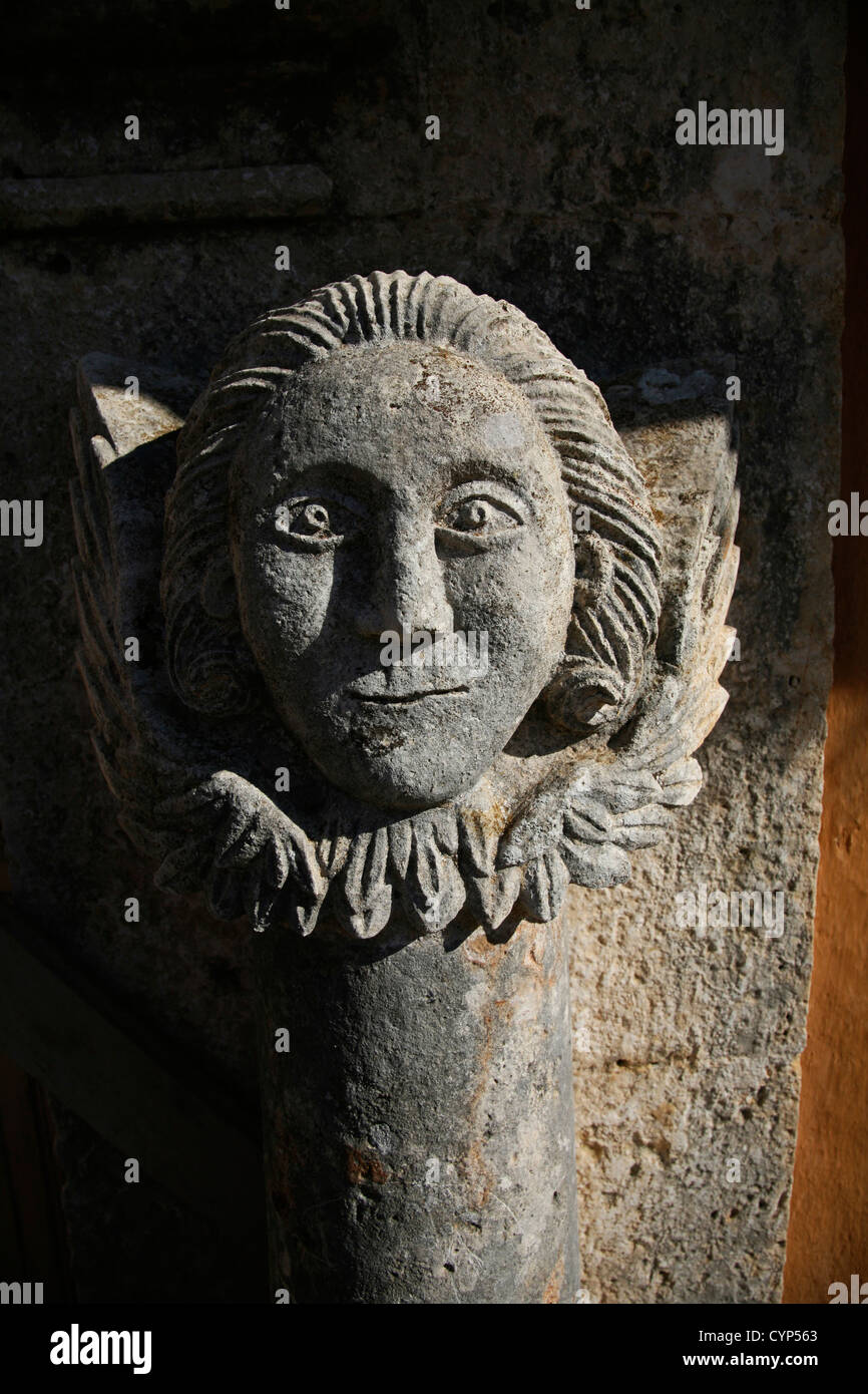 Sculpture of a face Banque de photographies et d’images à haute ...