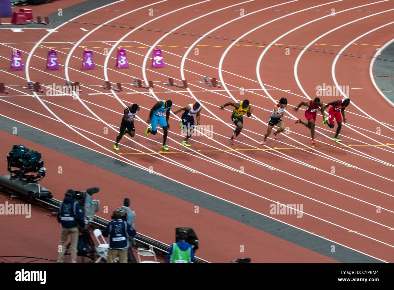 Départ sprint 100m Banque de photographies et d’images à haute ...