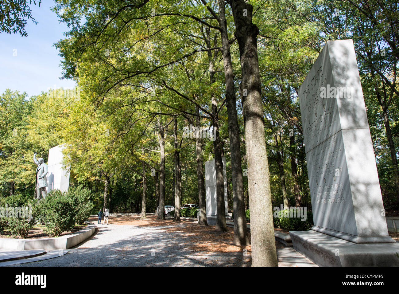 WASHINGTON, D.C. — la statue du président Theodore Roosevelt est ...