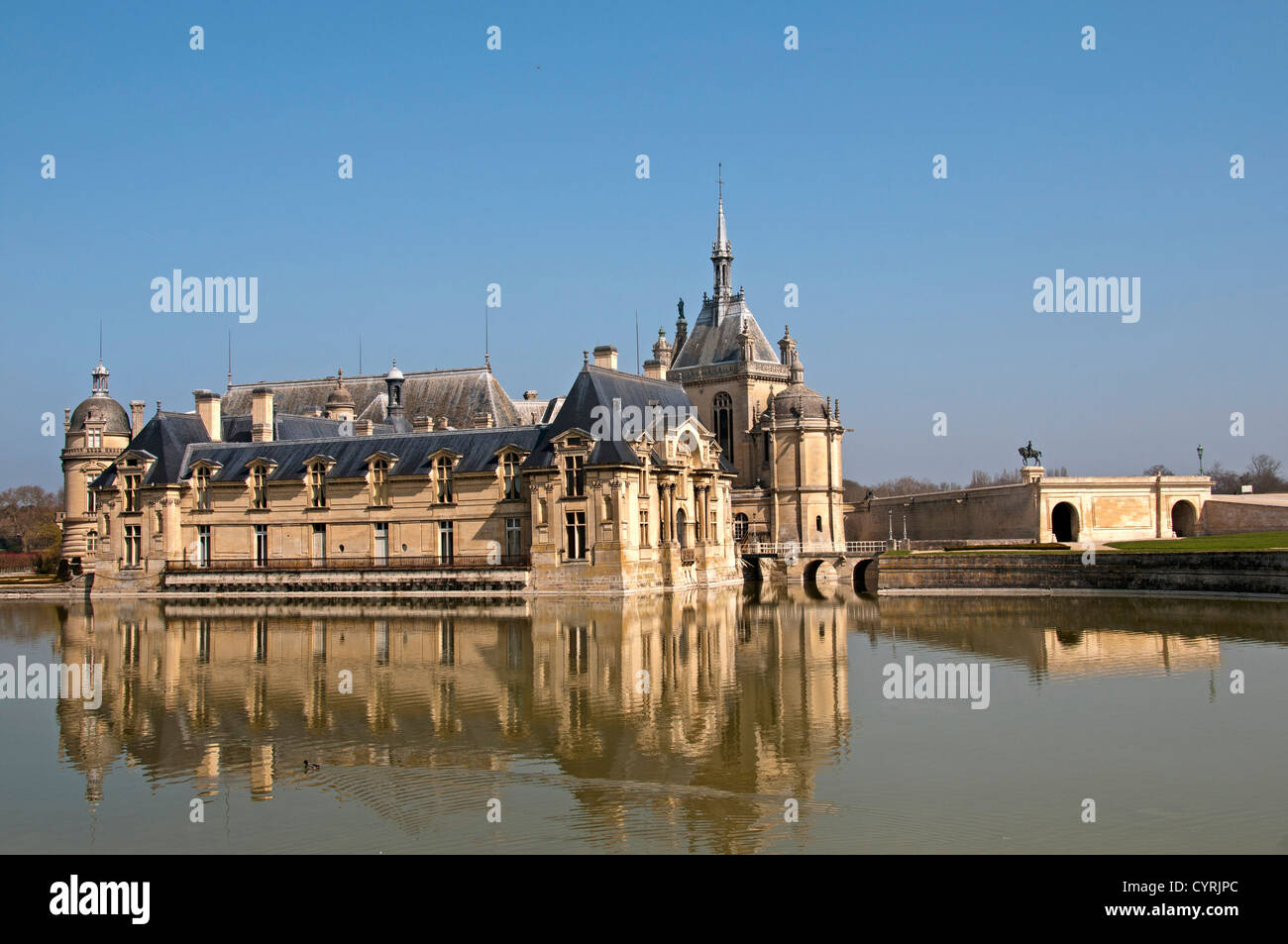 Le chateau de chantilly Banque de photographies et d’images à haute ...
