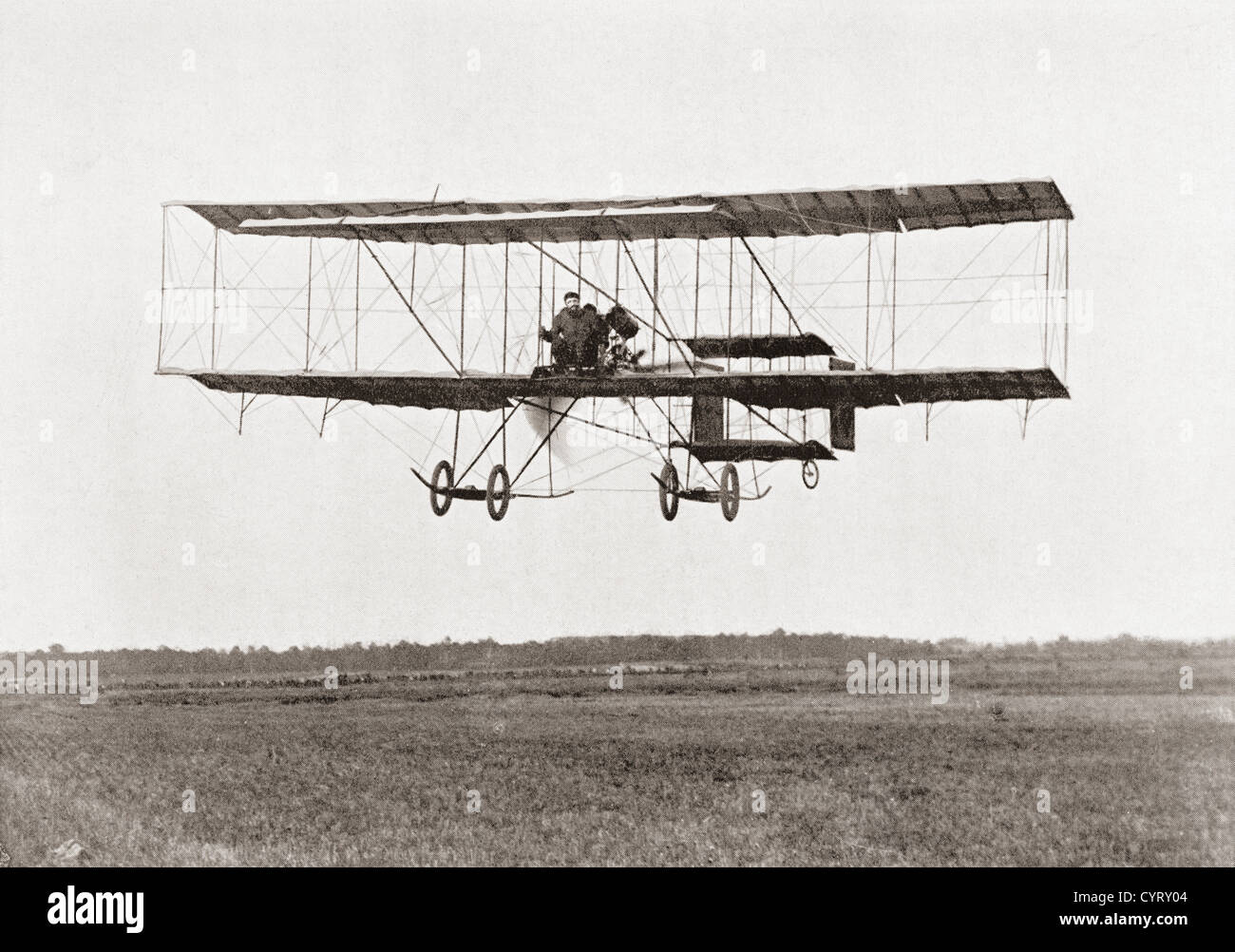 Farman Biplane Banque d'image et photos - Alamy