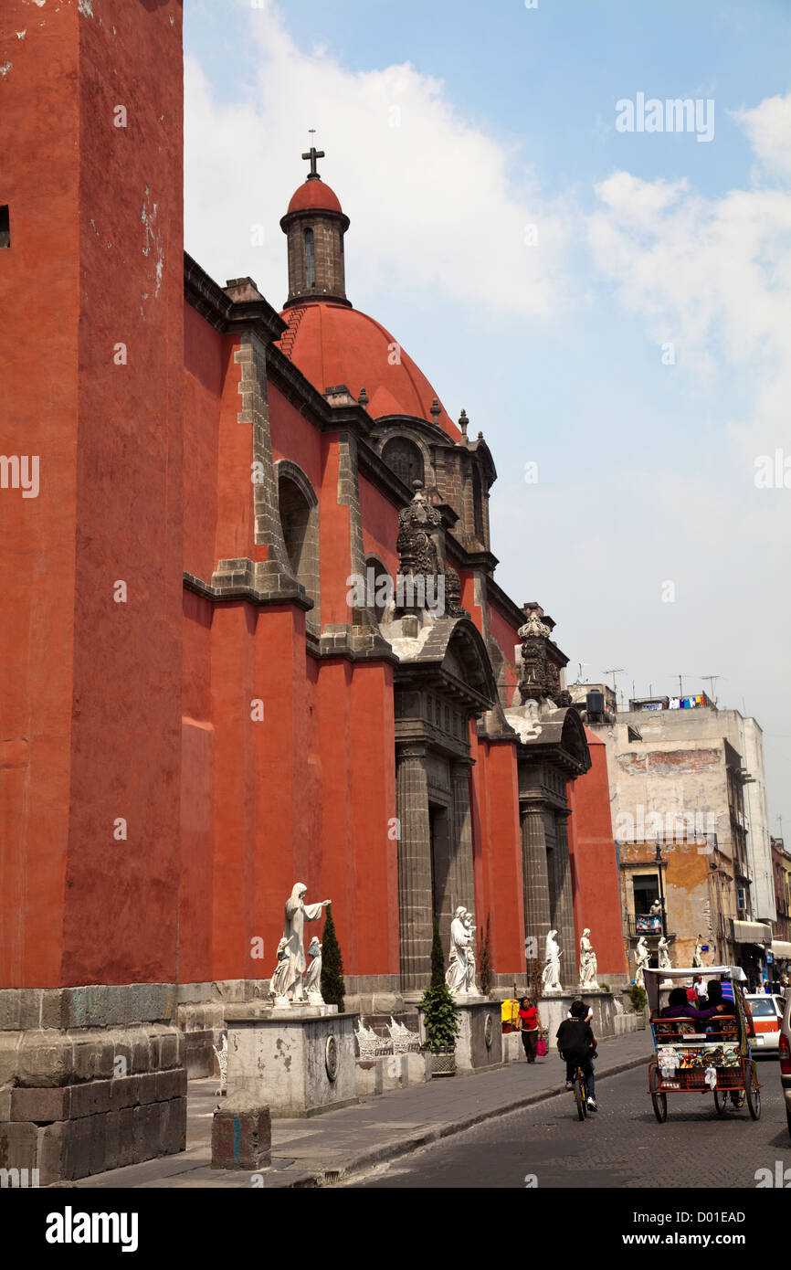 Templo de Jésus Maria Church dans le centre historique de la ville de ...