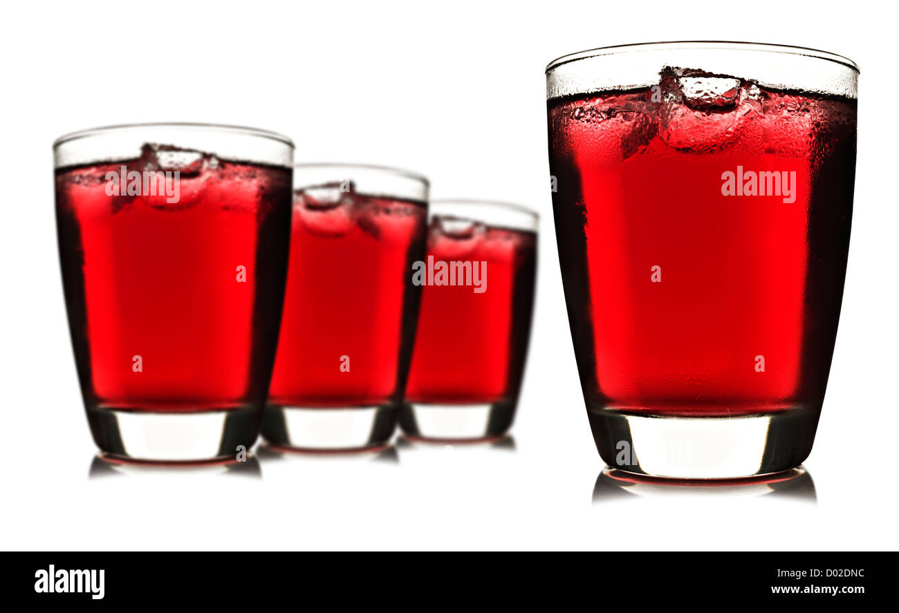 Jus de fruits rouges Banque de photographies et d’images à haute ...