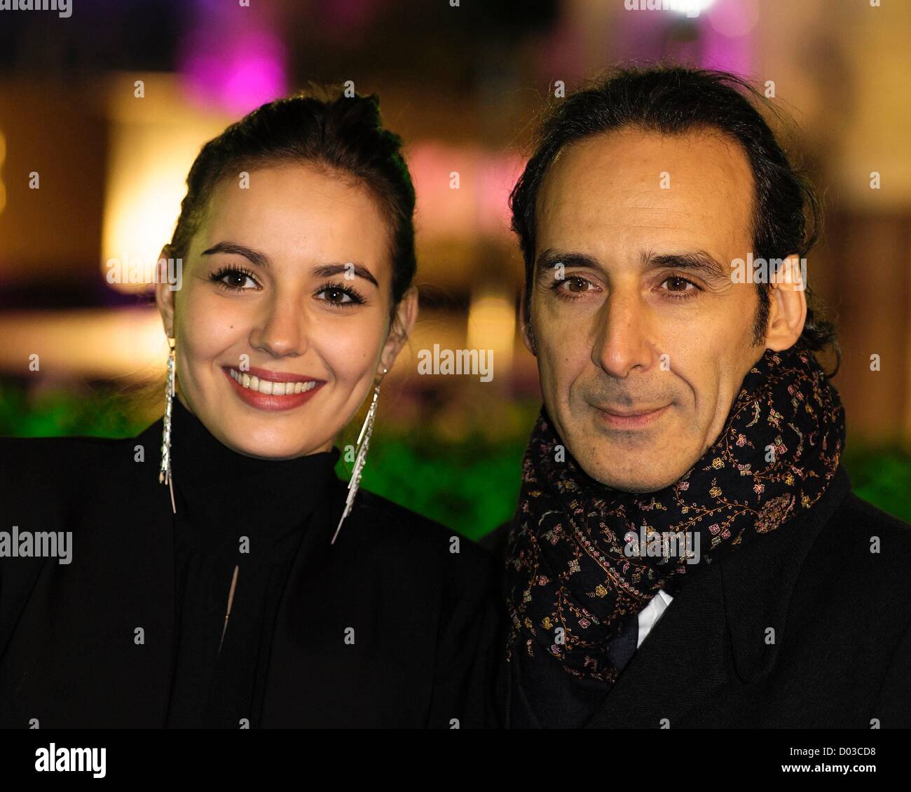 Alexandre desplat with his daughter Banque de photographies et d’images ...