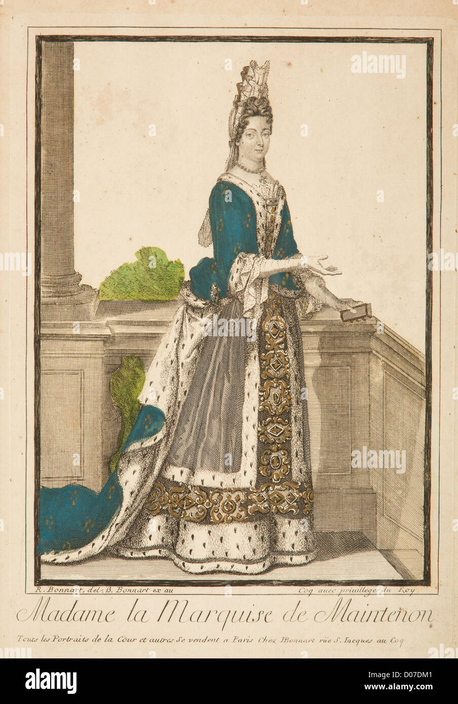 Chateau de maintenon gravure Banque de photographies et d’images à ...