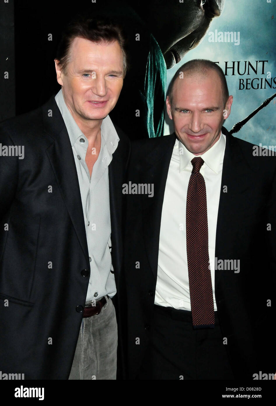 Liam Neeson et Ralph Fiennes La première de "Harry Potter et les ...