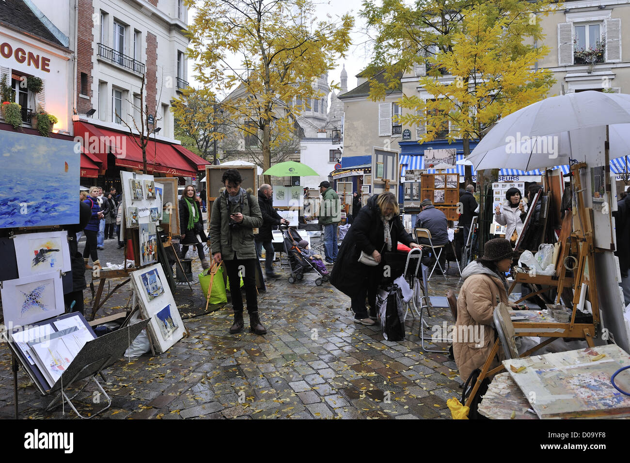 Artiste peintre montmartre Banque de photographies et d’images à haute ...