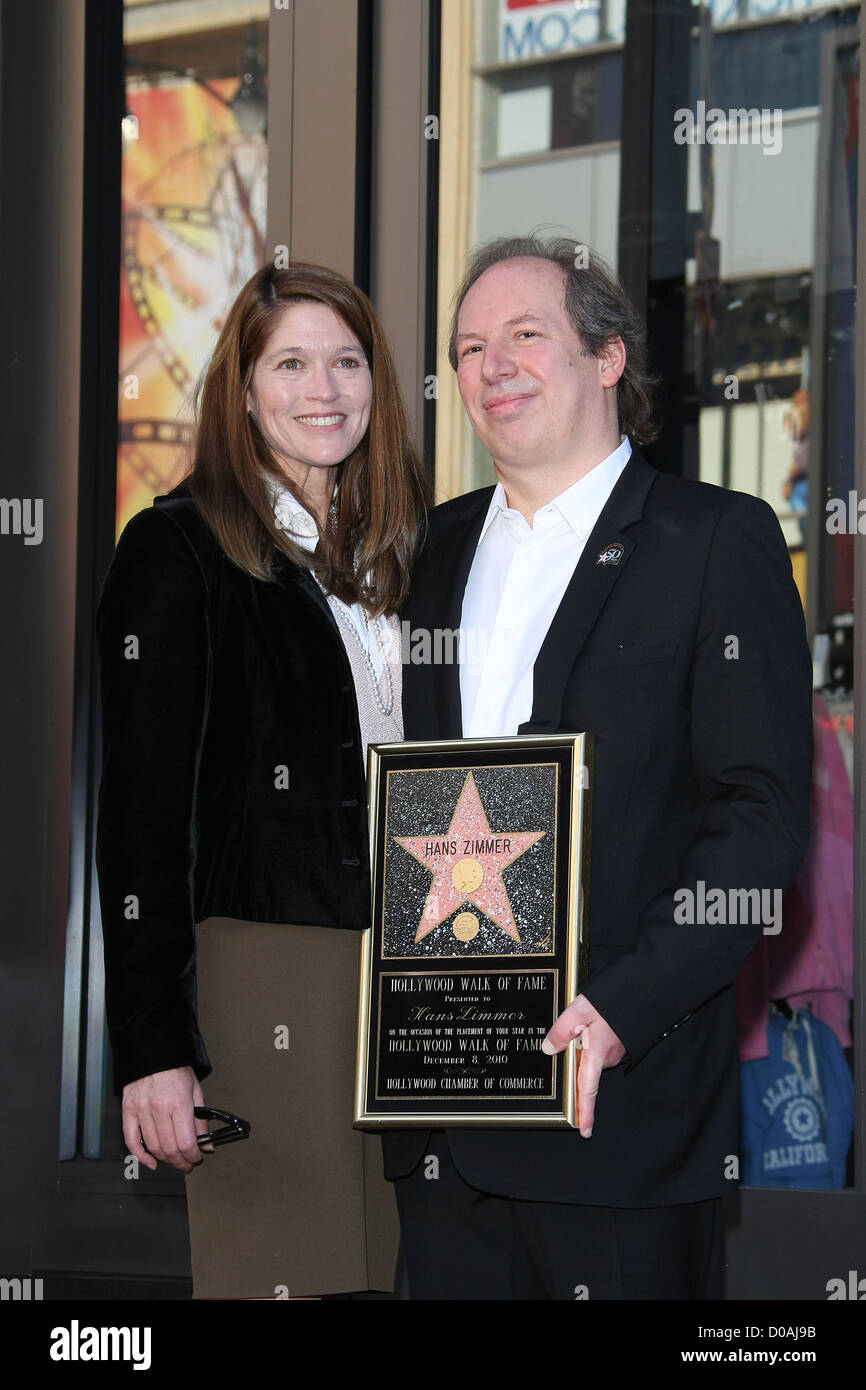 Hans zimmer et sa femme Banque de photographies et d’images à haute ...