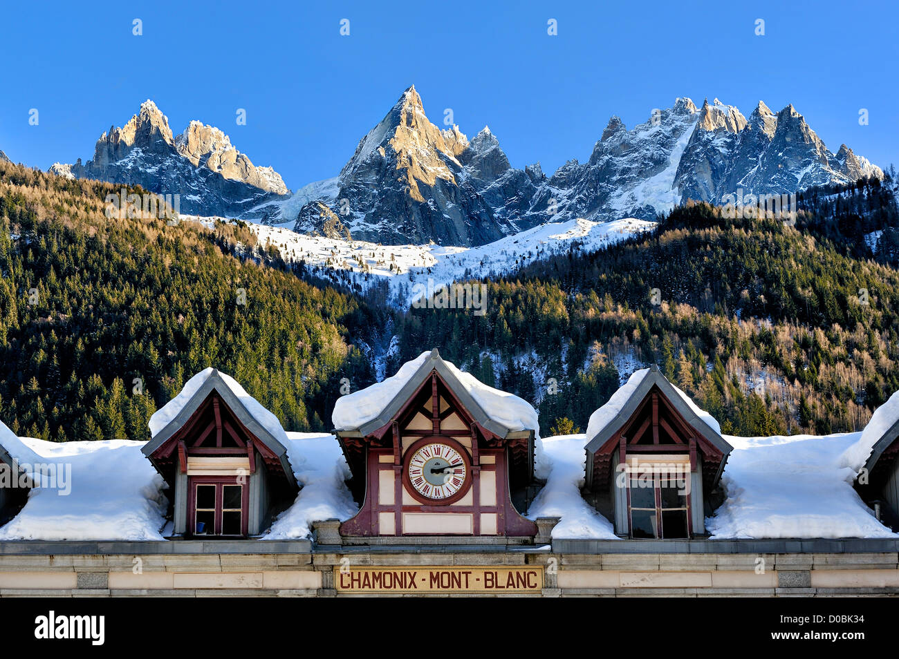 Mont blanc express chamonix Banque de photographies et d’images à haute ...