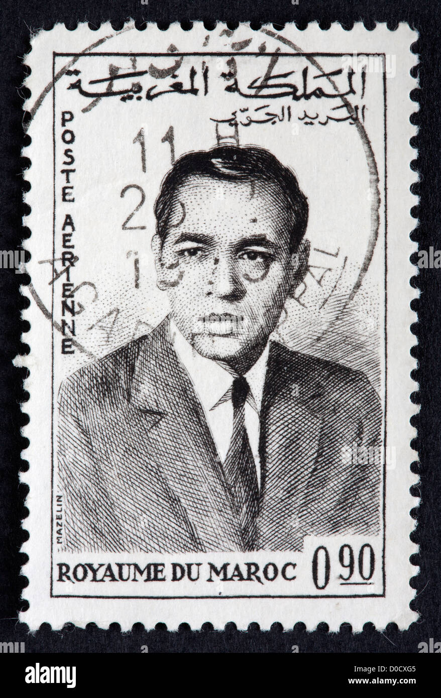 Timbre poste maroc hassan Banque de photographies et d’images à haute ...
