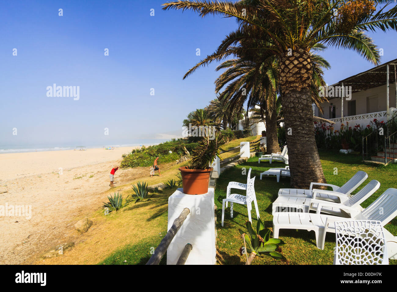 Plage de Bolonia. Tarifa, Cadix, Andalousie, Espagne Photo Stock - Alamy