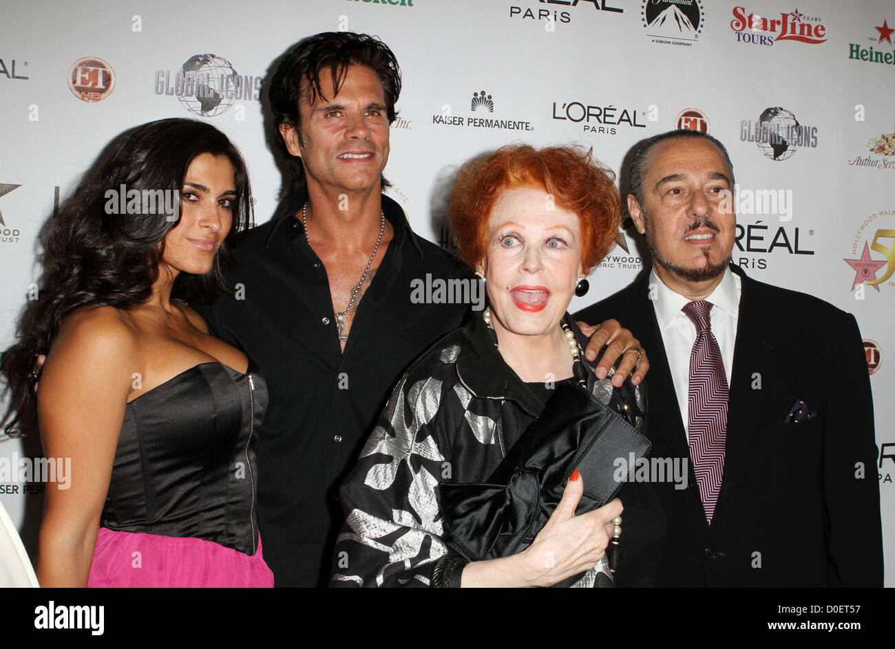 Lorenzo Lamas mère Arlene Dahl le 50e anniversaire d'anniversaire pour ...