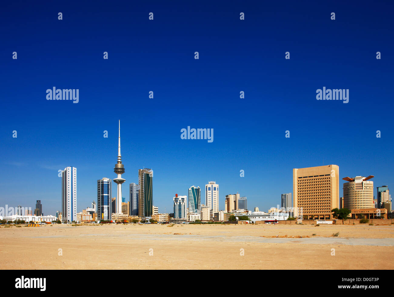 La ville de Koweït a adopté l'architecture contemporaine et de hautes ...