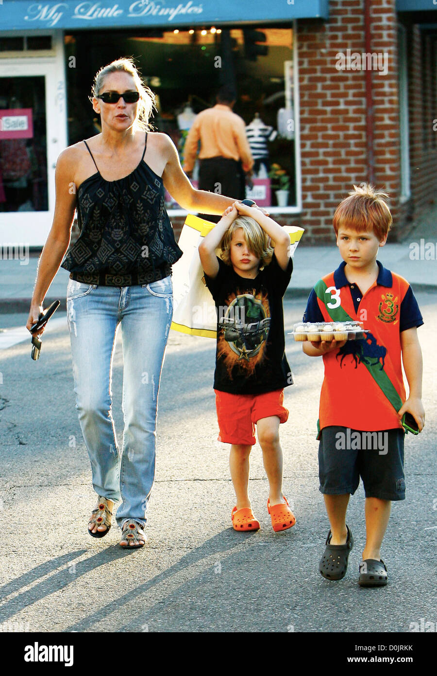 Sharon stone and laird stone Banque de photographies et d’images à ...