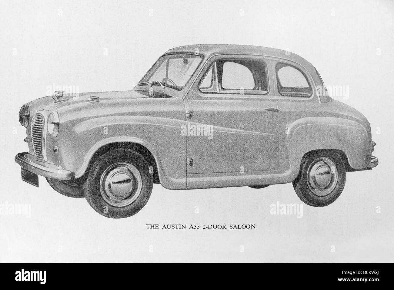 Austin a35 Banque d'images noir et blanc - Alamy
